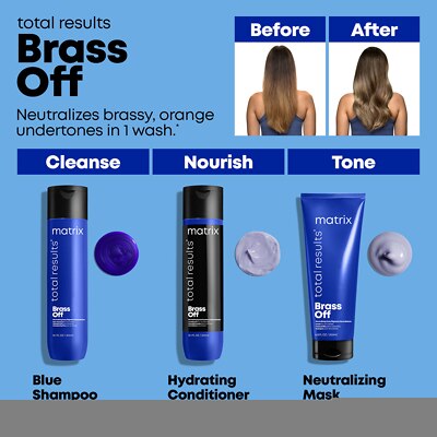 Matrix shampoo brass off store
